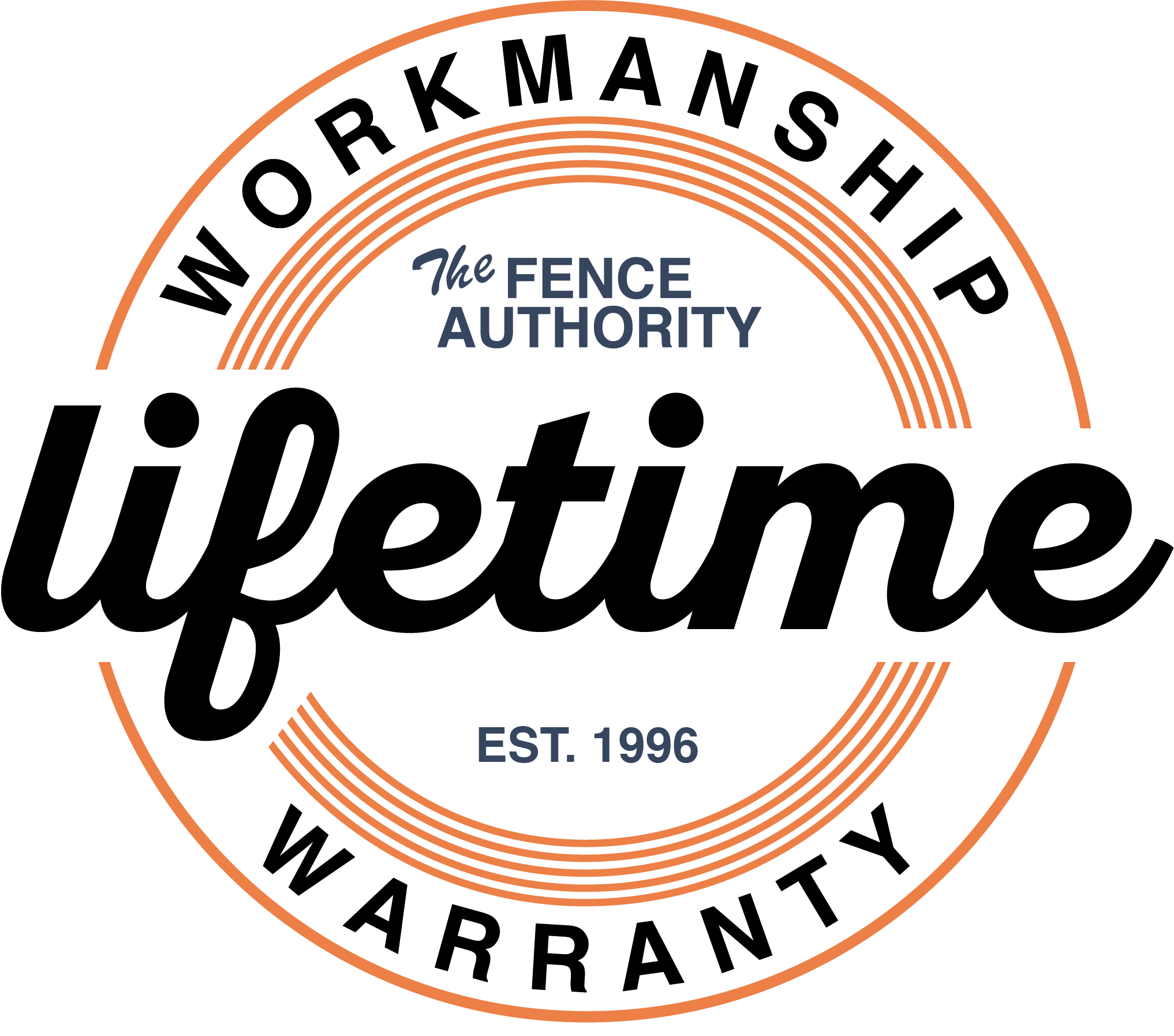 Lifetime Workmanship Warranty | The Fence Authority